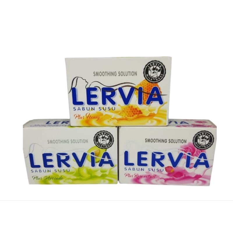 Jual LERVIA SABUN BATANG 90 GRAM / SABUN BATANG LERVIA SABUN MANDI SUSU ...