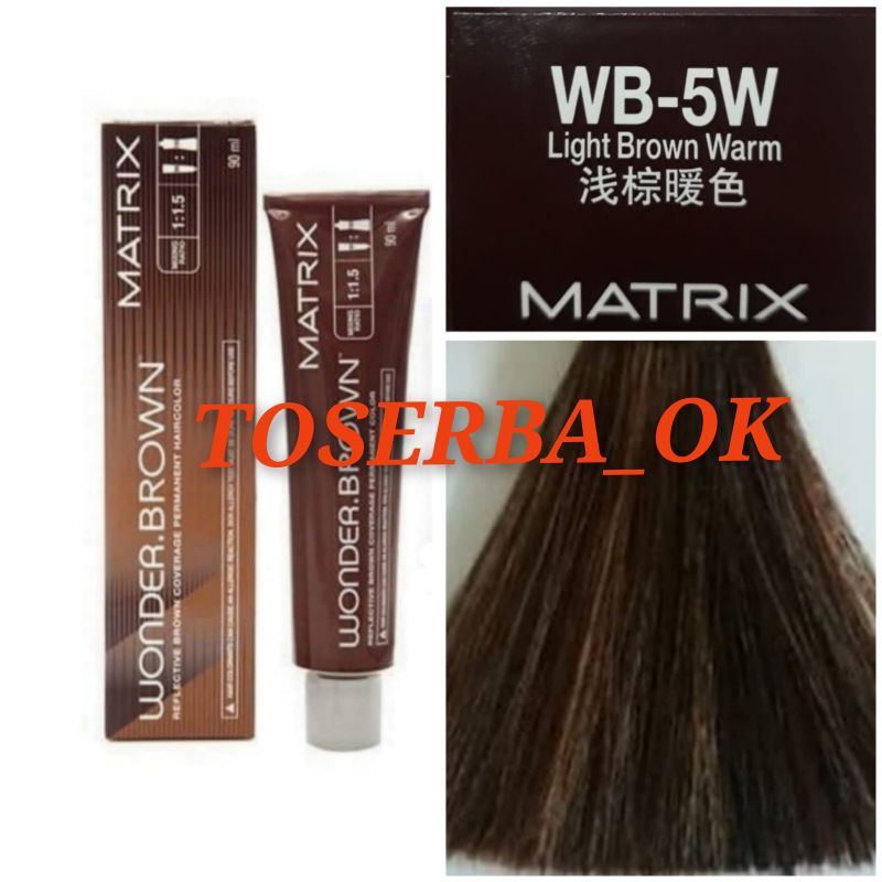 Jual MATRIX WONDER BROWN LIGHT BROWN WARM / WB-5W 90ML | Shopee Indonesia