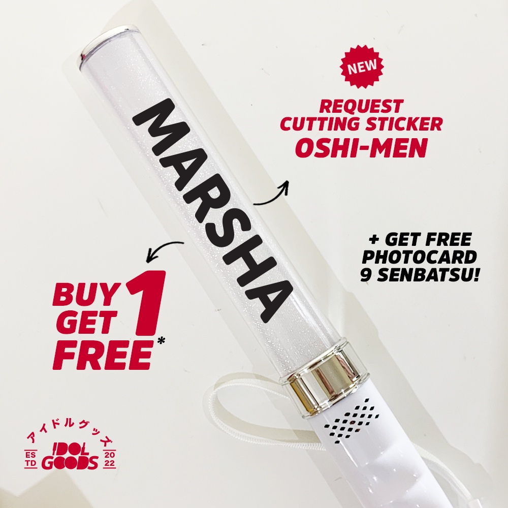 Jual Sticker Light Stick Lumiace Oshimen Request - JKT48 AKB48 KPOP ...