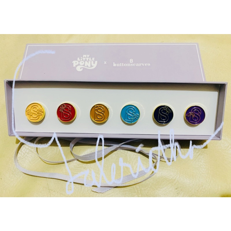 Jual NEW Buttonscarves Brooch bros Original Pin Little Pony the ...