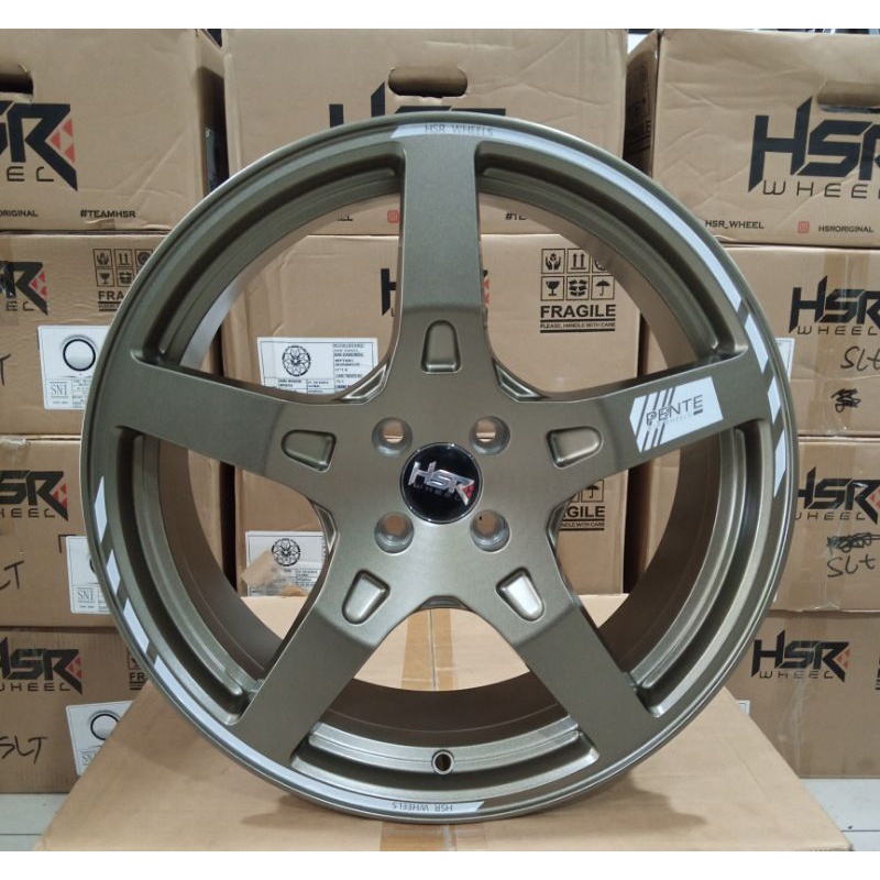 Jual VELG RACING HSR PENTE R18 4X100 BRONZE COCOK BUAT RAIZE ROCKY VIOS ...