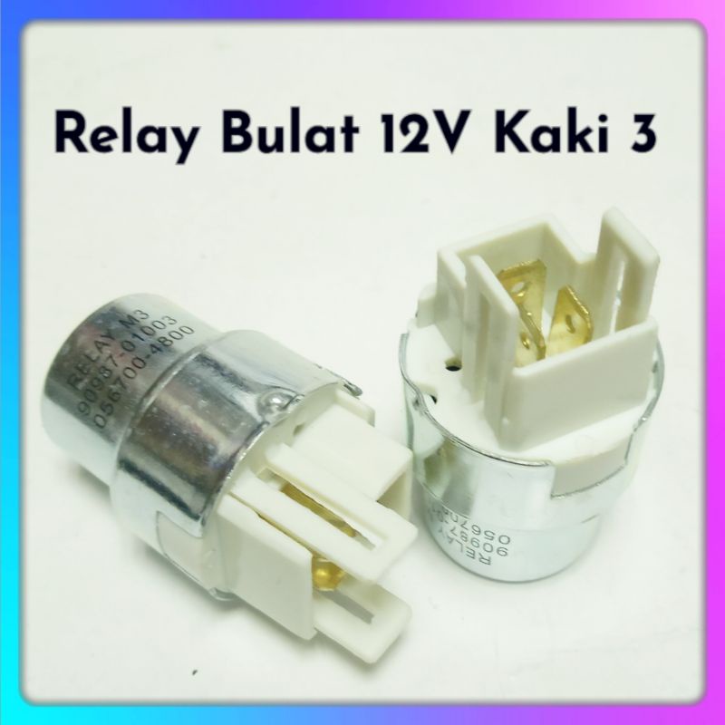 Jual RELAY LAMPU BULAT UNIVERSAL 12V KAKI 3 | Shopee Indonesia