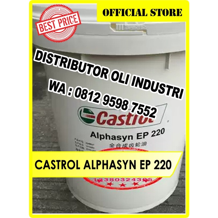 Jual Tempat Oli Castrol Alphasyn Ep 220 ( Synthetic Gear Oil - 20 Liter ...
