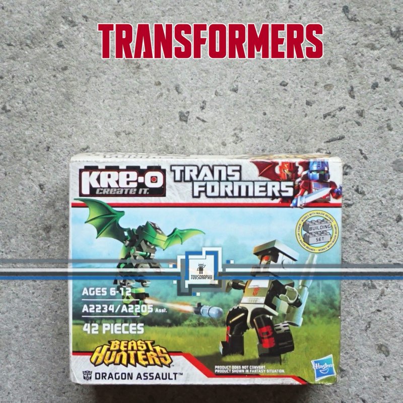 Jual Transformers Kreo Create It Dragon Assault Beast Wars Bricks ...
