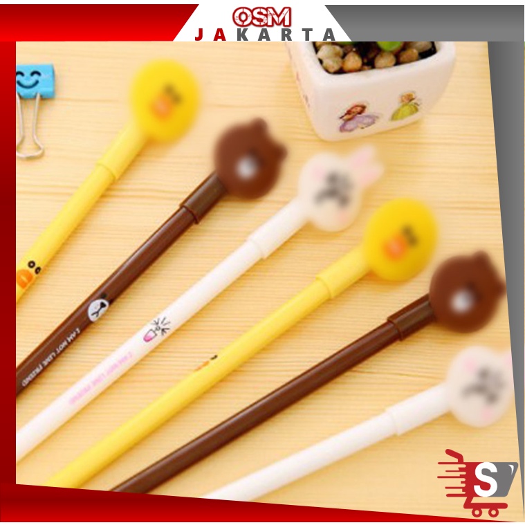 Jual OSM JKT S5612 Pena Karakter Gel Kelinci Beruang Bebek / Pulpen ... Jual OSM JKT S5612 Pena Karakter Gel Kelinci Beruang Bebek / Pulpen ...