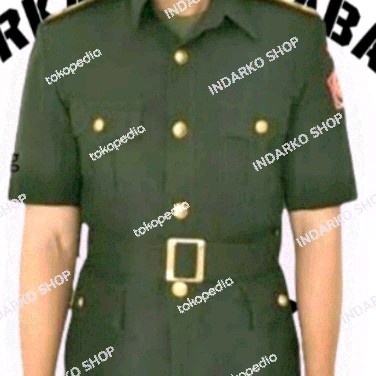 Jual Univ Baju Pdu 4 Tni Ad Kacing 4 Bahan Woll Original | Shopee Indonesia