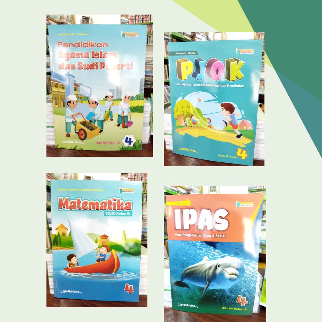 Jual Buku Paket SD Kelas 4 Kurikulum Merdeka - Yudhistira | Shopee ...