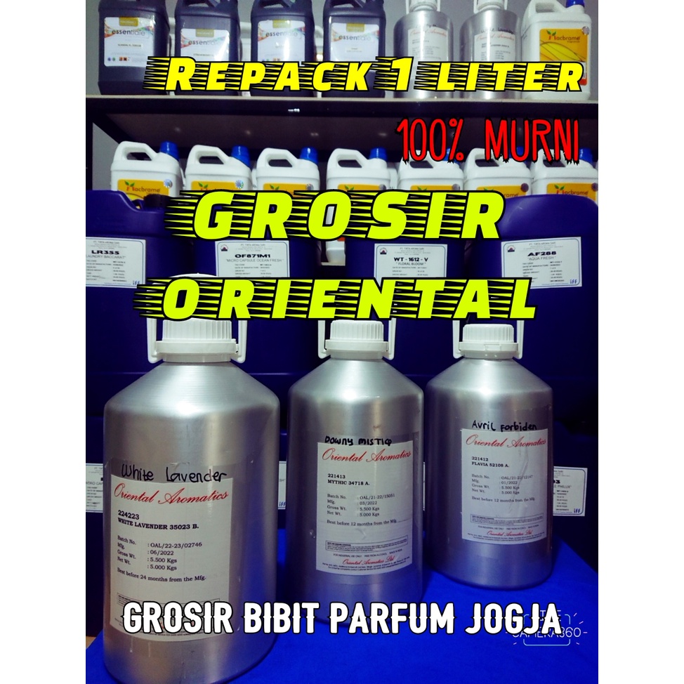 Jual Grosir 1 Liter Bibit Parfum Oriental 100% Murni Repack | Shopee ...