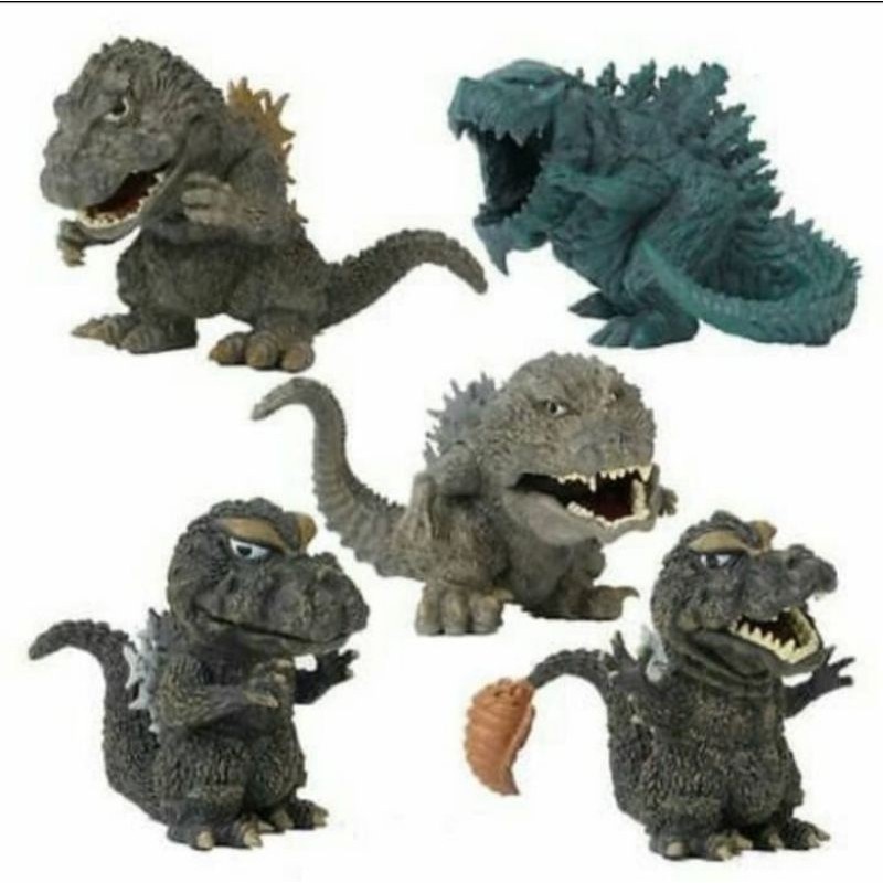 Jual Godzilla Baby Set Figure Baby Godzilla set 5pcs | Shopee Indonesia