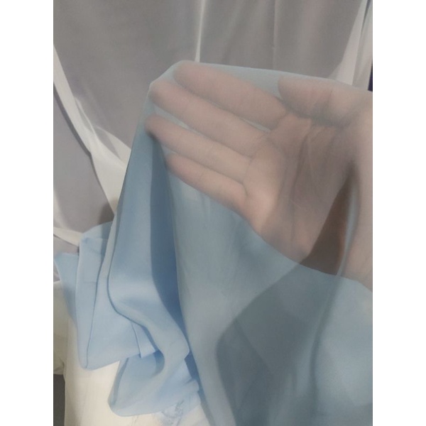 Jual Kain Chiffon Silky / Sifon Silk Polos / Bahan Chiffon Halus Tipis ...