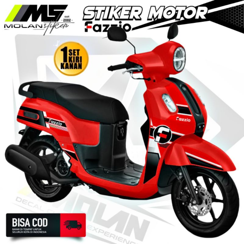 Jual Decal Sticker Striping Variasi Yamaha Fazzio 125 - Yamaha Fazzio ...