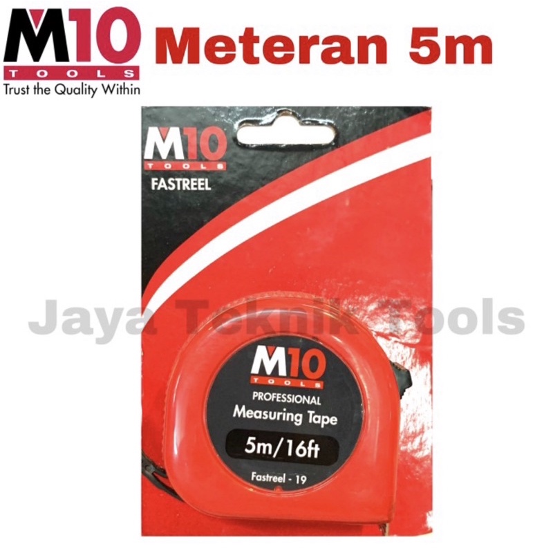 Jual Meteran 5 Meter M10 Fast Reel Measuring Tape Besi Mangnet | Shopee ...