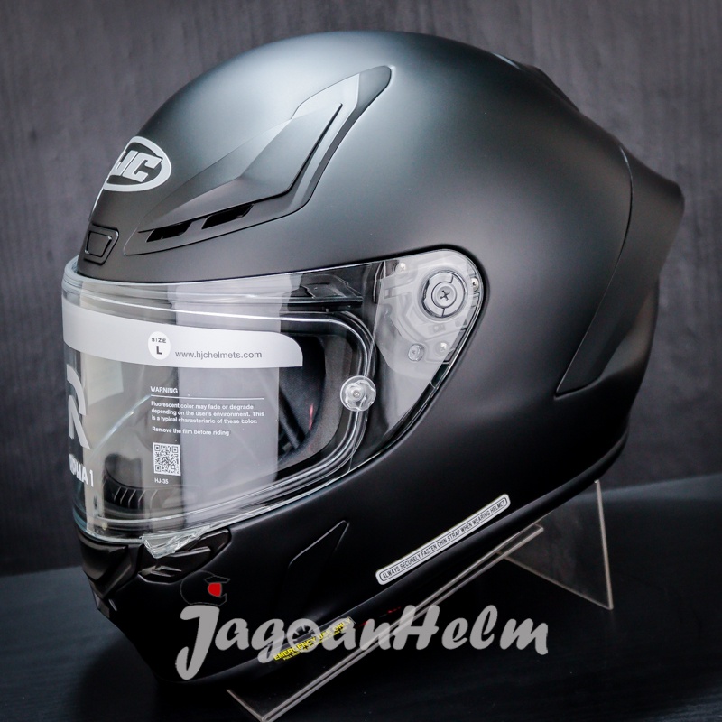 Jual HJC HELM RPHA 1N SOLID | MATT BLACK | RPHA1N SINGLE VISOR | FREE ...
