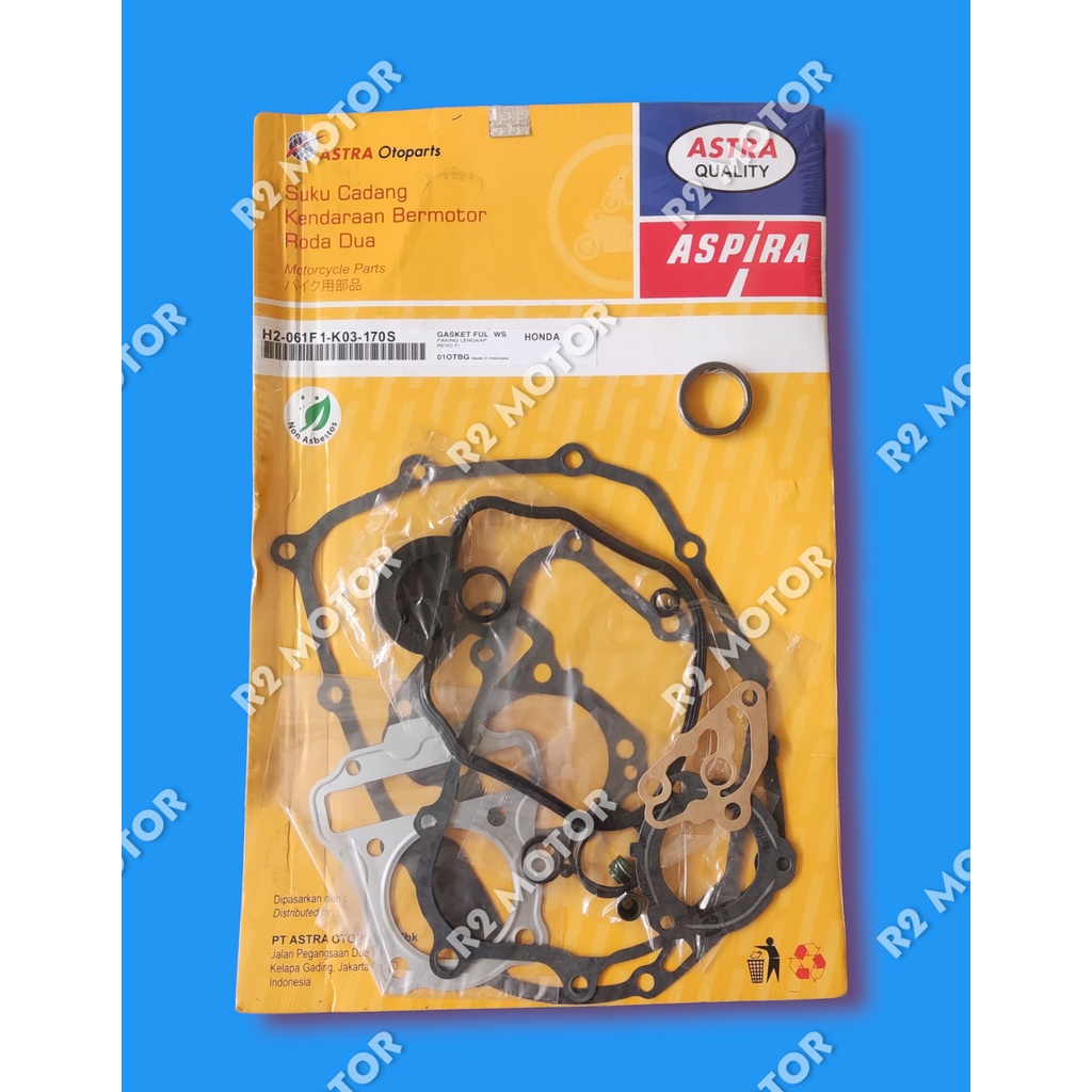 Jual GASKET PAKING FULL SET K03 REVO 110 FI NEW ASPIRA | Shopee Indonesia