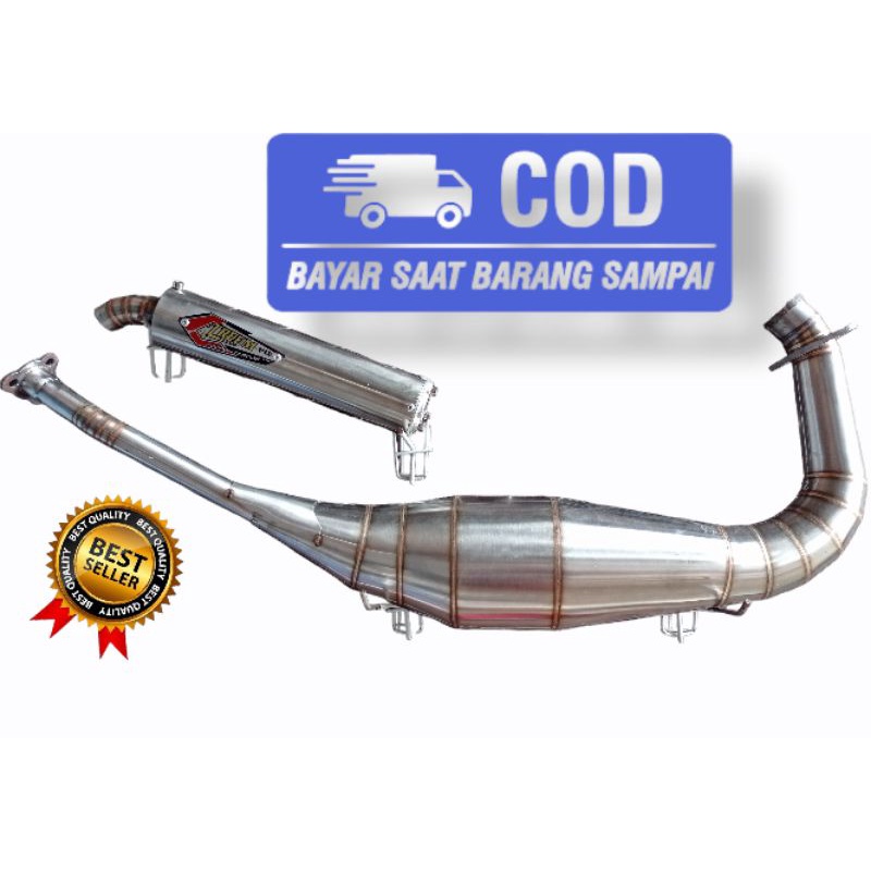 Jual knalpot ninja L Stainless Steel PNP Ninja R, RR dan Ss | Shopee ...