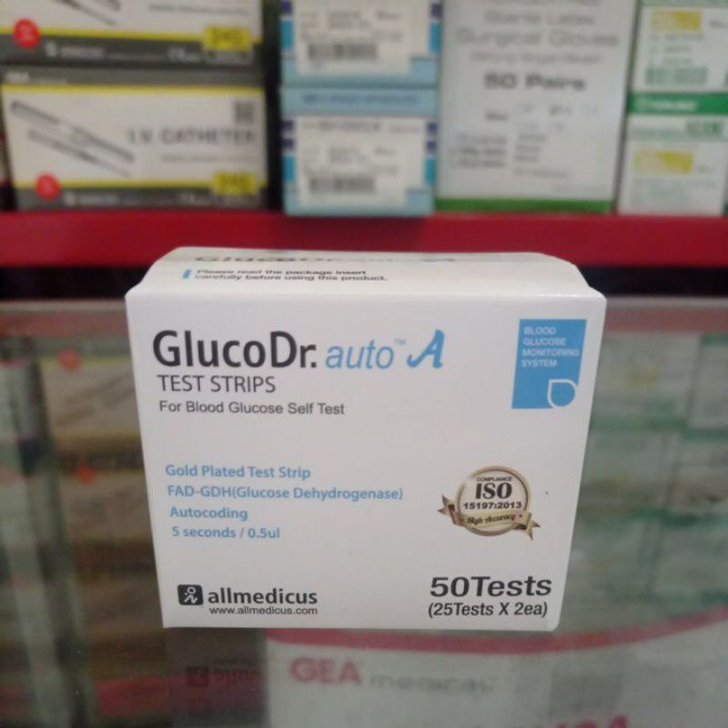 Jual strip Gluco DR auto/test strip gluco auto | Shopee Indonesia