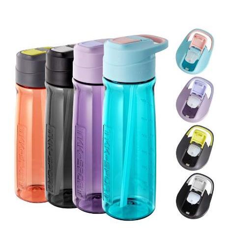 Jual *New* TKK Botol Minum Sedotan BPA FREE 500ml / 700ml TRITAN Botol Minum Sedotan Dewasa Lock ...