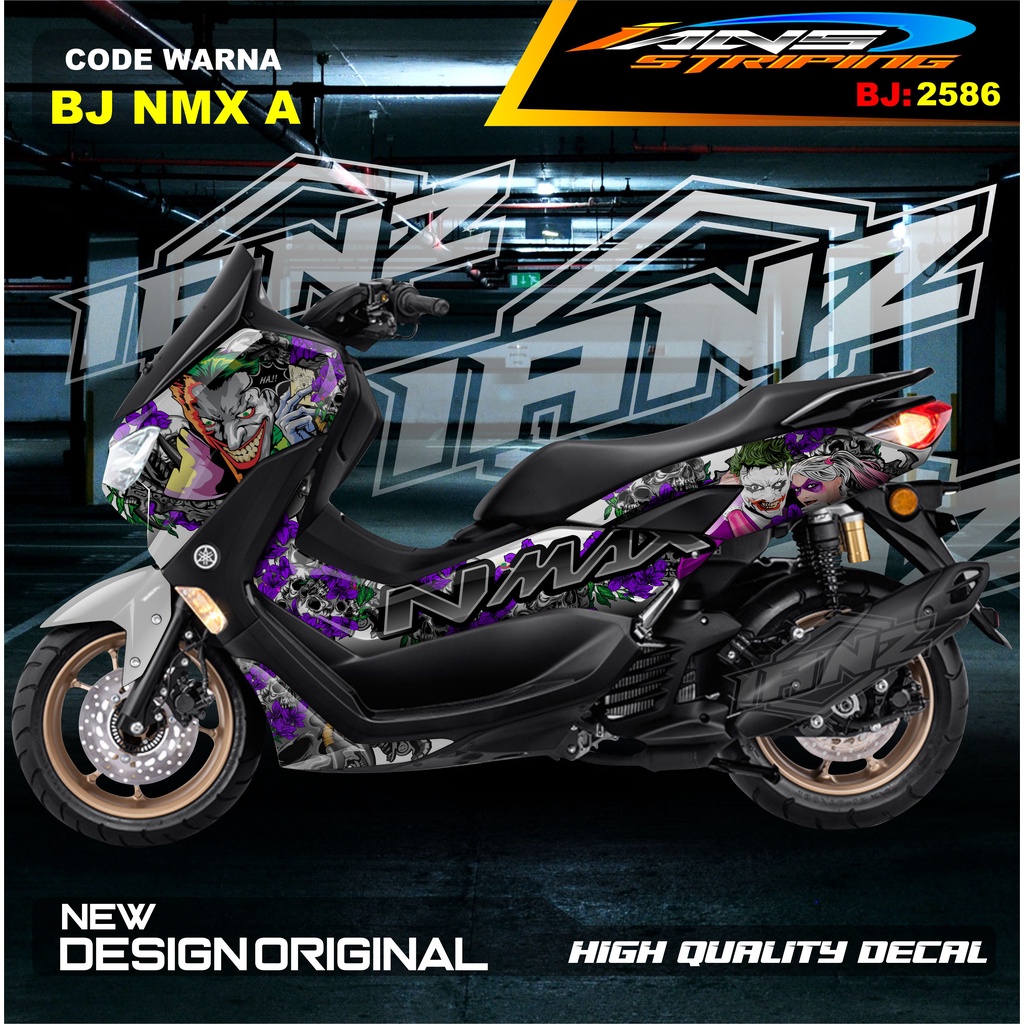 Jual STICKER DECAL NMAX FULL BODY ANIMASI JOKER / STICKER VARIASI ALL ...