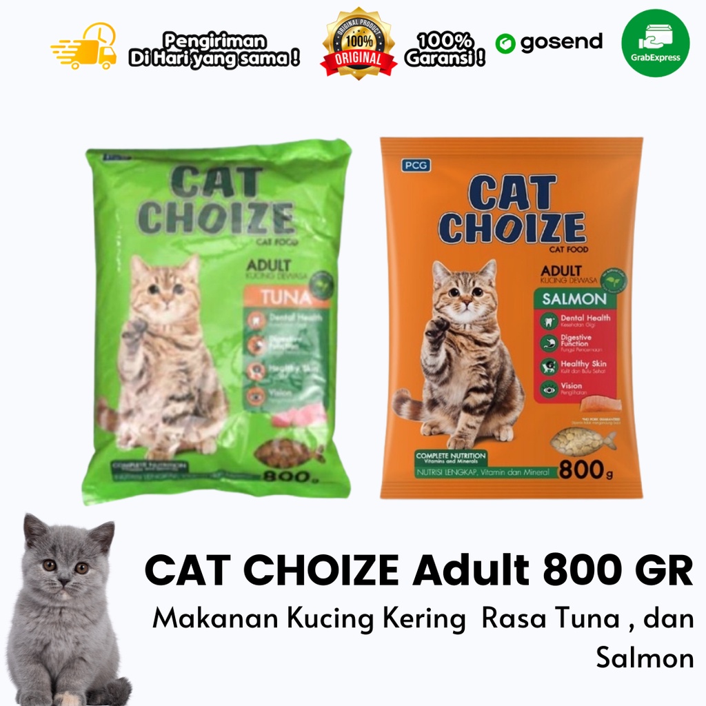 Jual Makanan Kucing Cat Choize Dry Food Adult 800 GR | Shopee Indonesia