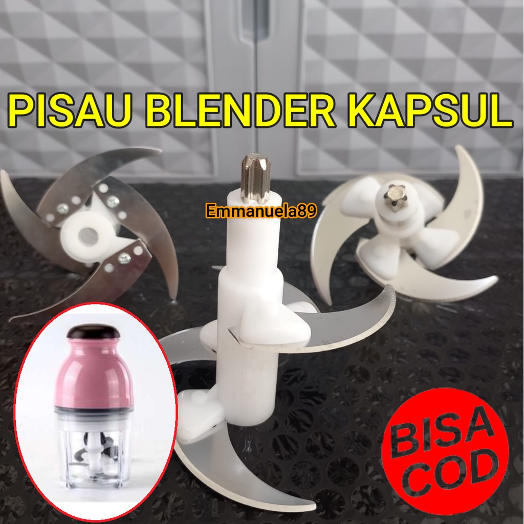 Jual Pisau Blender Kapsul 4 Mata Pisau Chopper Spare Part Bintang 5 (1 ...