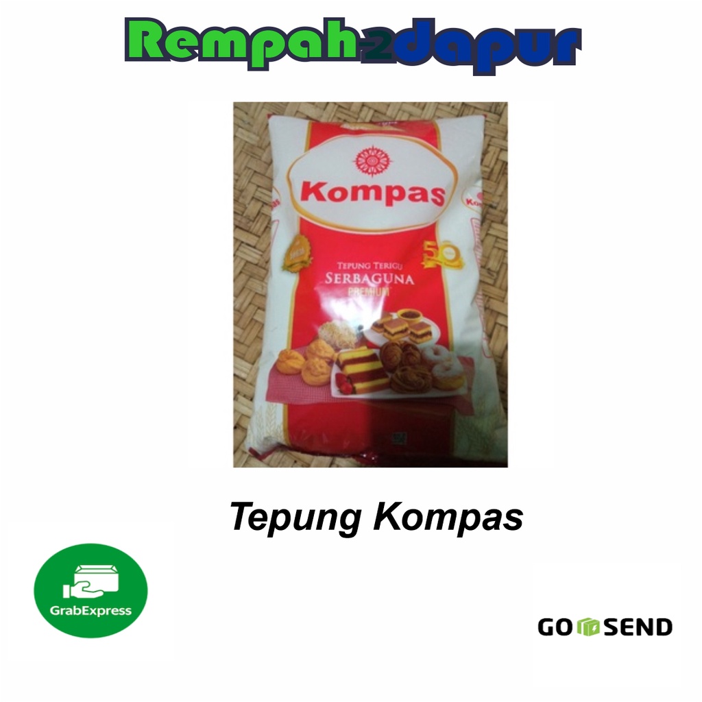 Jual tepung terigu kompas serbaguna, 1 kg | Shopee Indonesia