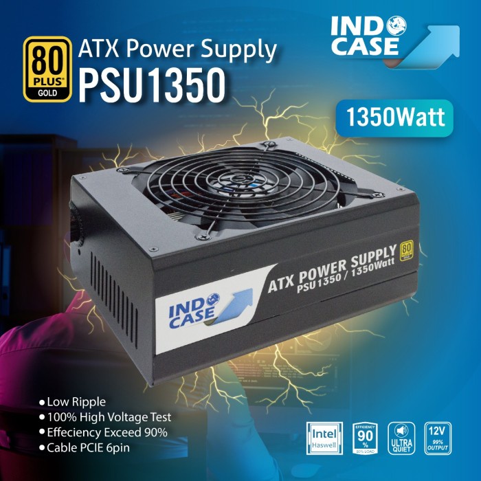 Jual PSU 1350W MINING / POWER SUPPLY GAMING / PSU PROMINER 1350W 80 ...