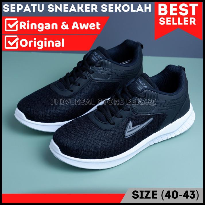 Jual Sepatu Anak Sekolah Laki Perempuan Sd Smp Sma Dewasa Pro Att Hitam ...