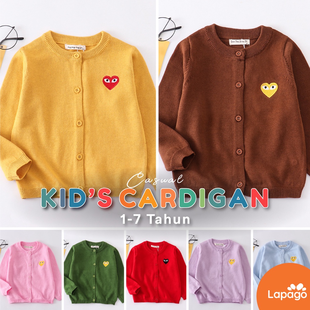 Jual LAPAGO FREE BOX Cardigan Anak Laki laki Perempuan Outerwear Keren ...