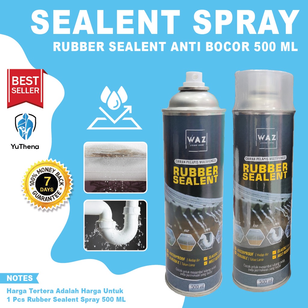 Jual YuThena - Cairan anti Bocor waterproof spray Rubber Sealant spray ...
