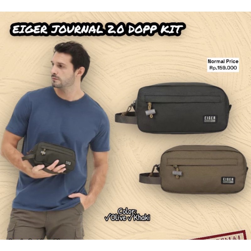 Jual TAS TANGAN / HANDBAG JOURNAL 2.0 DOPP KIT | Shopee Indonesia