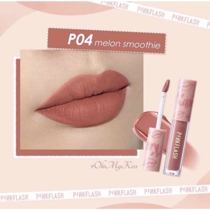 Jual PINKFLASH Matte Lipcream | Pink Flash Lasting Matte Lipstick ...