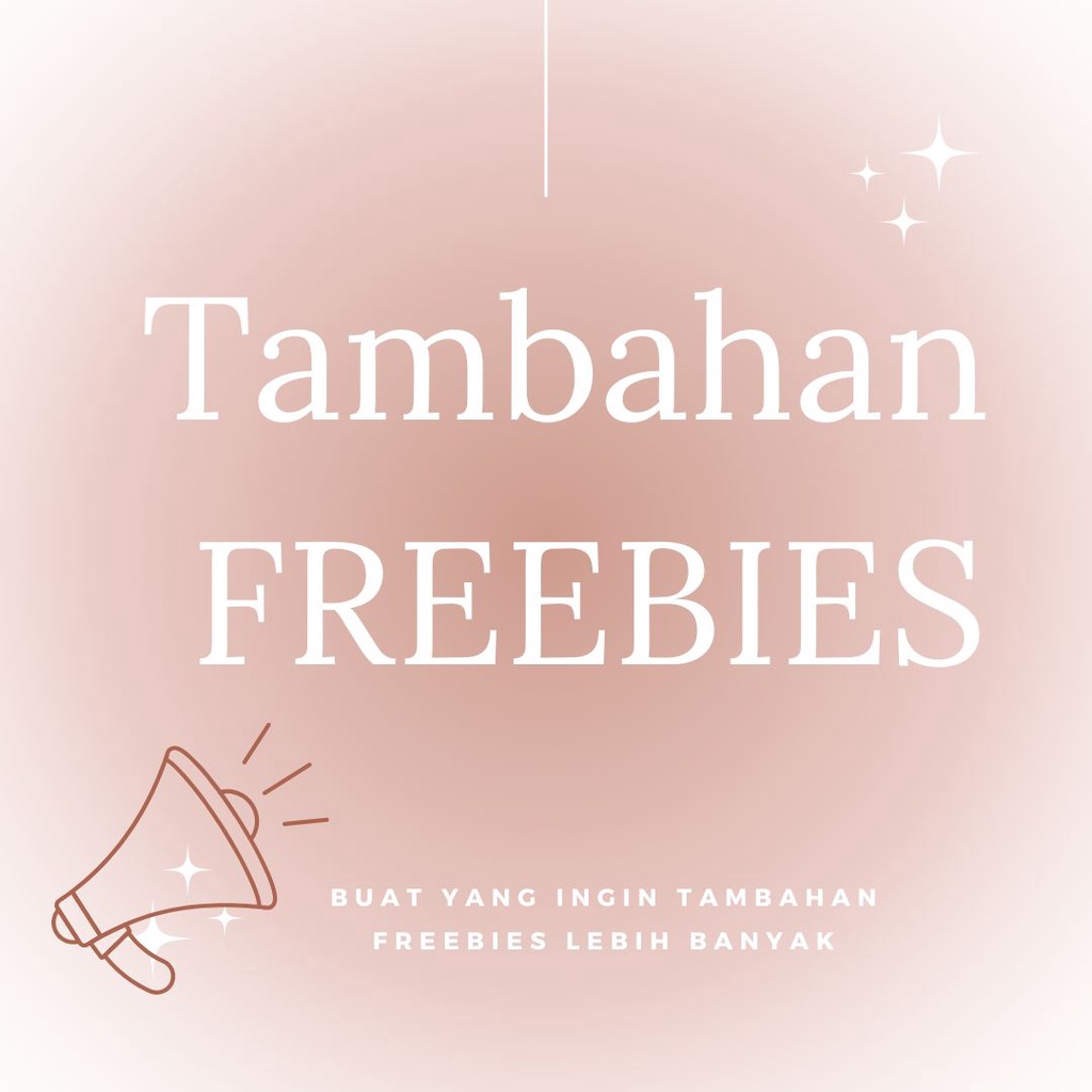 Jual tambahan freebies | Shopee Indonesia