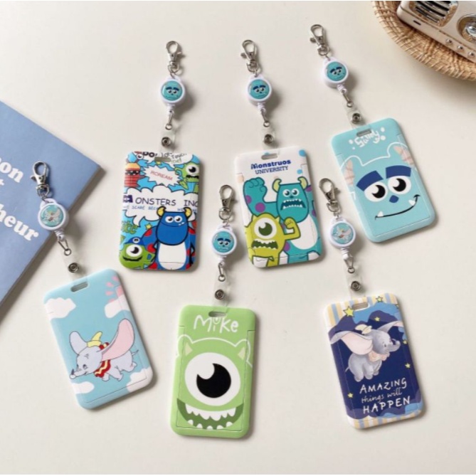 Jual Holder Kartu Lucu / ID Card Holder Name Tag Motif Dumbo Monsters ...
