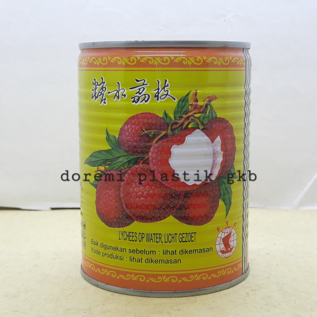Jual Leci kaleng / Lychee in syrup buah leci kaleng 567gr / leci ...