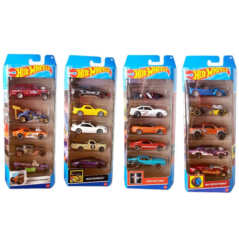 Jual Hot Wheels Gift Pack Isi 5 Original Mattel Hotwheels | Shopee ...