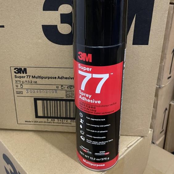 Jual 3M Super 77 Lem Semprot Serbaguna Spray Adhesive | Shopee Indonesia