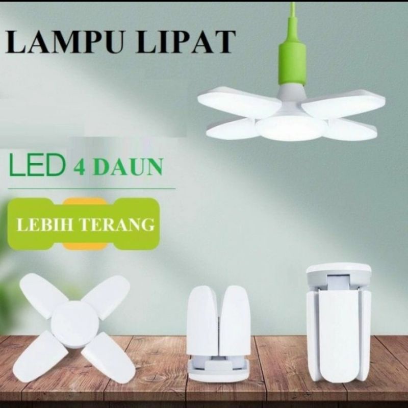 Jual LAMPU MODEL KIPAS 4 SAYAP LAMPU LED BUBBLE 28 WATT - LAMPU BOHLAM ...