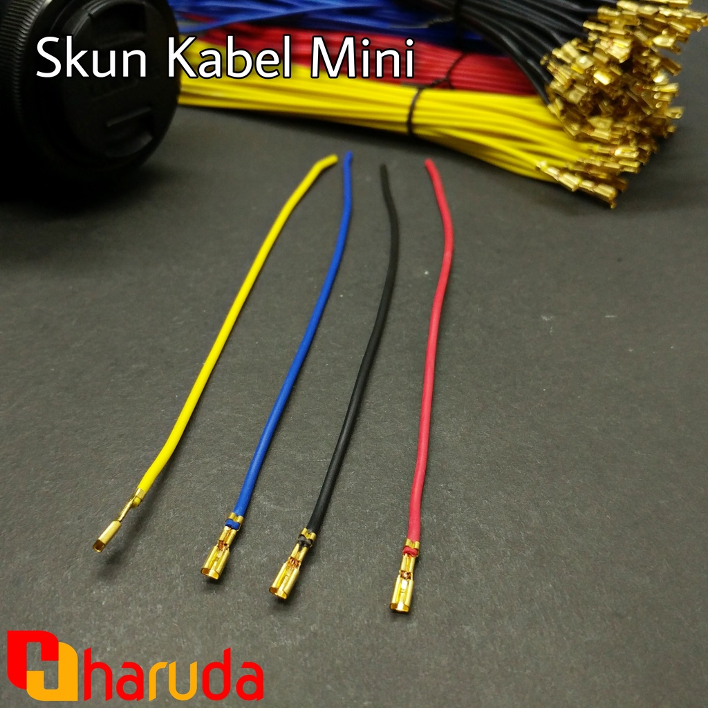 Jual Skun / Socket Kecil 2 mm + Kabel, Untuk Saklar 12 mm | Shopee ...