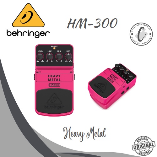 Jual Behringer HM300 Heavy Metal Distortion Effect Pedal Efek Gitar HM ...