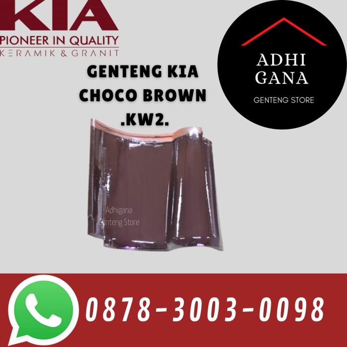 Jual Genteng Keramik KIA Choco Brown Kw2 / Genteng Keramik KIA Murah ...