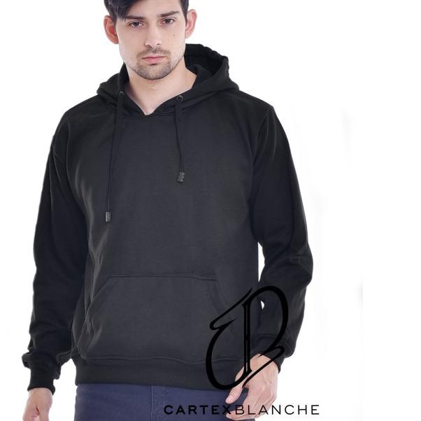 Jual Jaket Sweater Jumper Polos Hitam Man | Shopee Indonesia