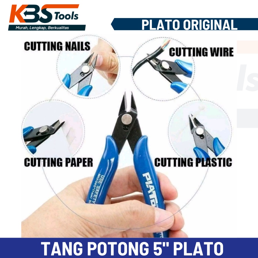 Jual Tang Potong 5" PLATO model 170 - Tang Potong Kawat Plastik Gunpla ...