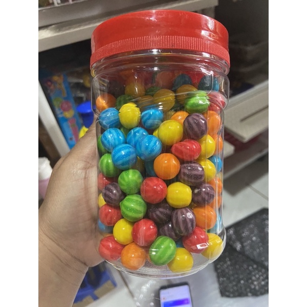 Jual PERMEN KARET KORIN / BUBBLE GUM SEMANGKA TOPLES ISI 200PC | Shopee ...