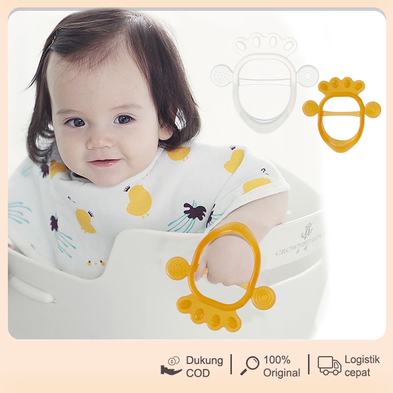 Jual [COD] Teether bayi / tongkat gigi silikon bayi / teether anti ...