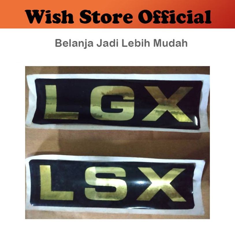 Jual [PCS] Emblem / Car Logo / Sticker / Lambang Mobil Tulisan LSX LGX Bahan Resin | Shopee ...