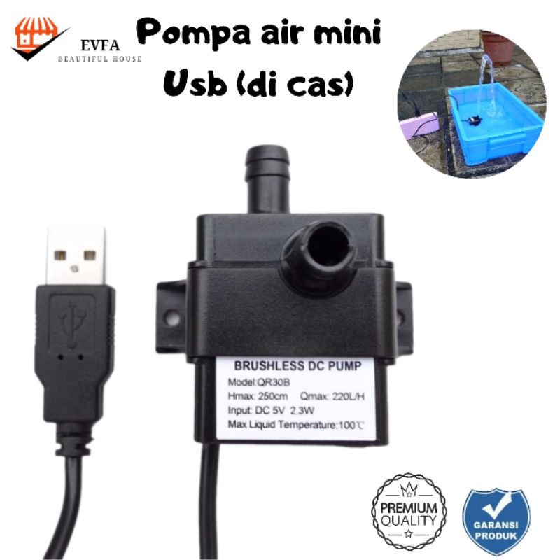Jual pompa air mini usb brushless water oil pump submersible | Shopee ...