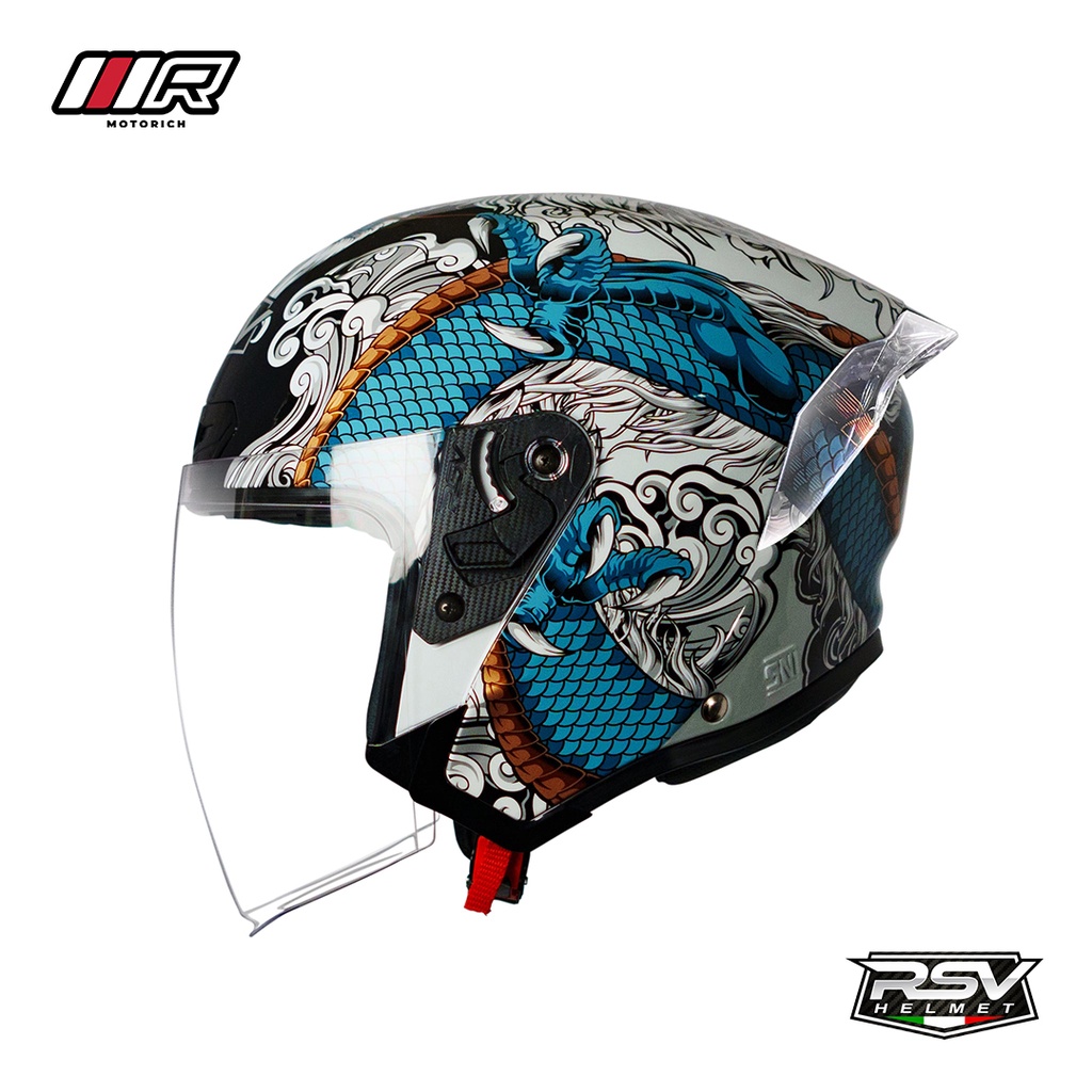 Jual Helm RSV NEW Windtail RYUJIN Helm Half Face SNI | Shopee Indonesia