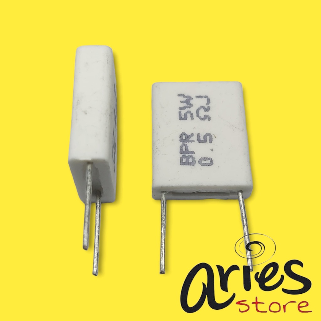 Jual RESISTOR 5W 0.5 OHM MODEL BERDIRI GEPENG | Shopee Indonesia