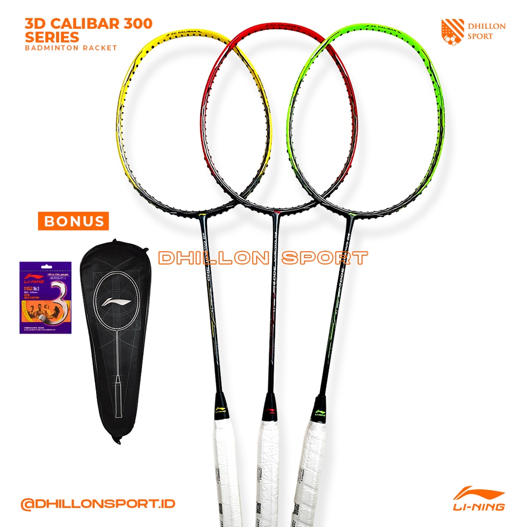Jual Raket Badminton Li-Ning 3D CALIBAR 300 Boost Combat Instinct ...
