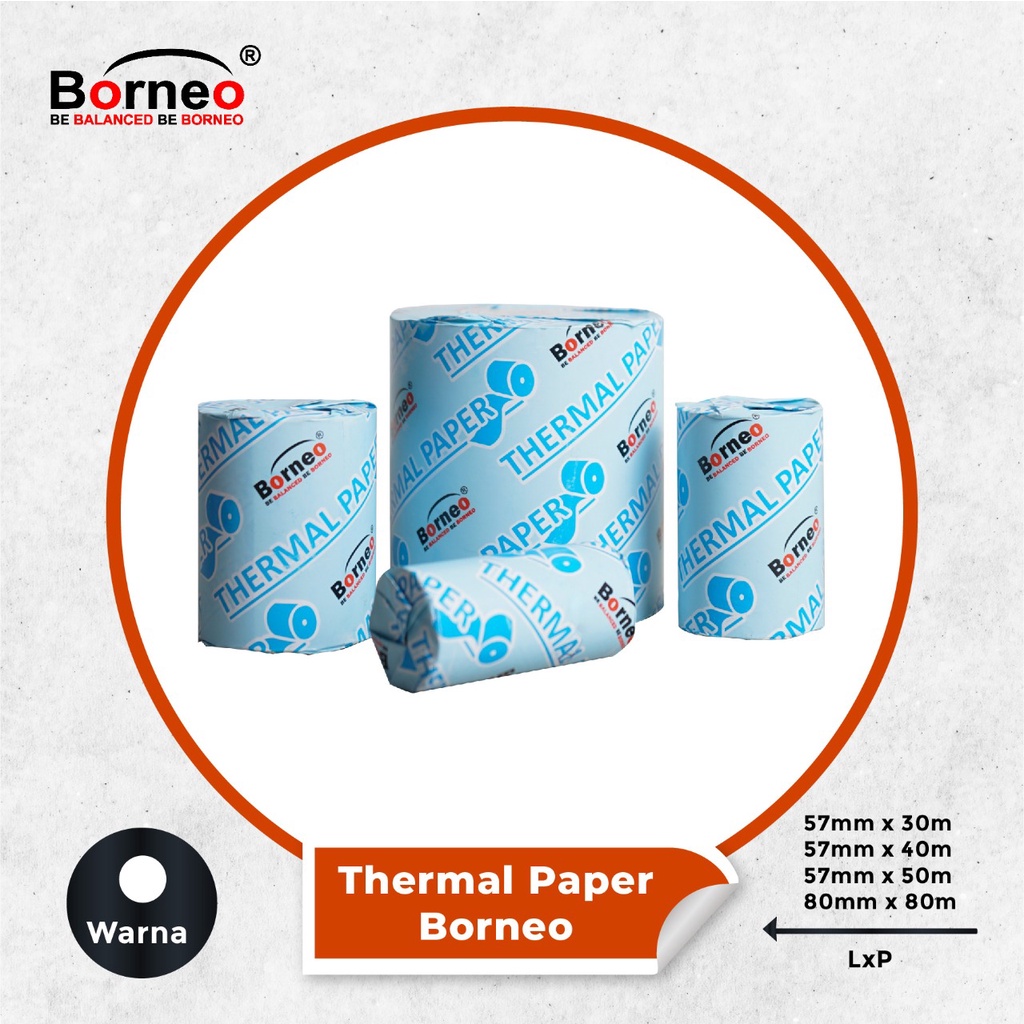 Jual Kertas Struk Kasir Thermal Paper Ukuran 57 x 50 harga per roll ...